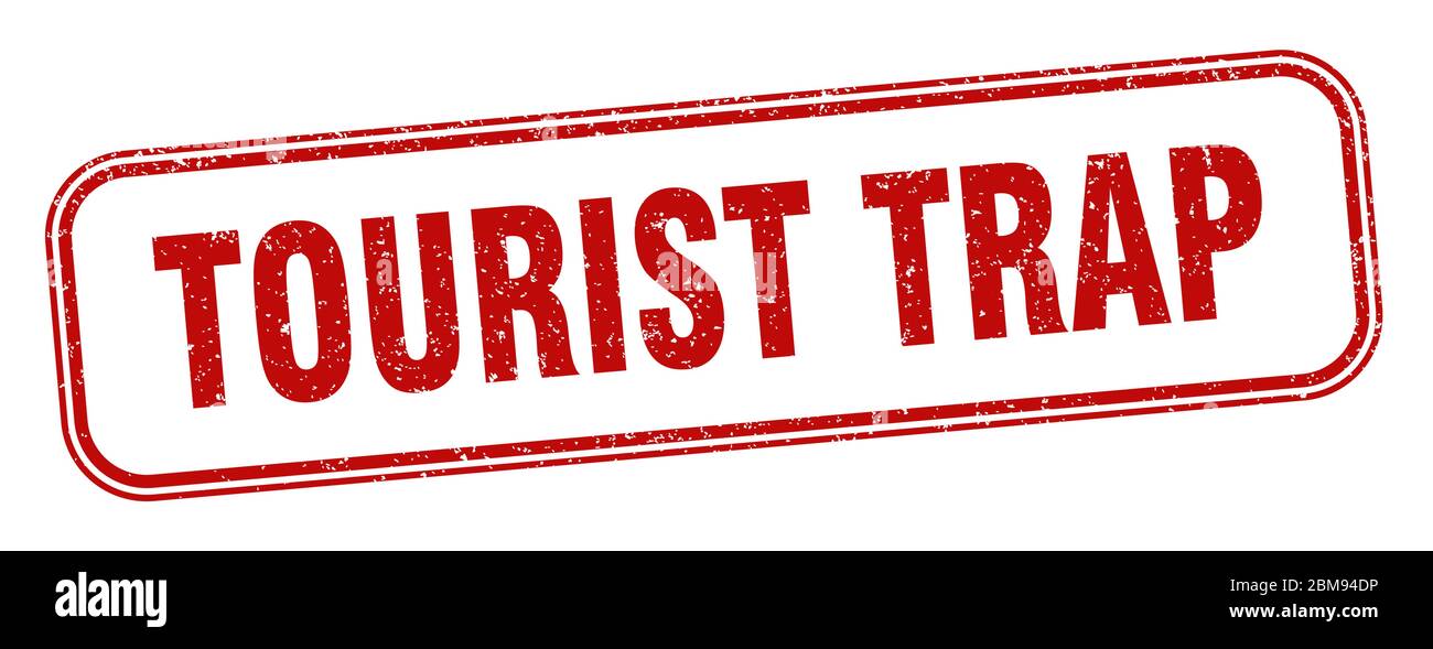tourist trap stamp. tourist trap square grunge sign. label Stock Vector ...