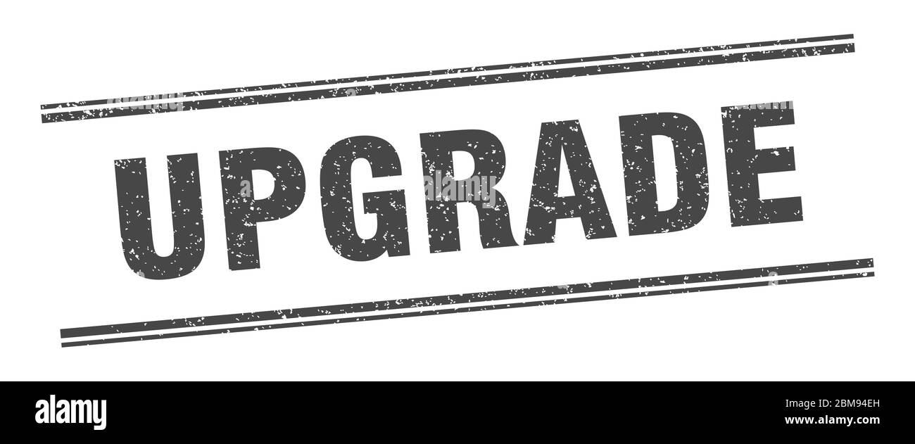 upgrade stamp. upgrade label. square grunge sign Stock Vector Image ...