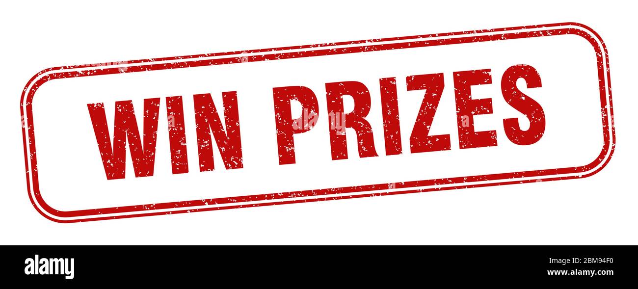 win prizes stamp. win prizes square grunge sign. label Stock Vector ...