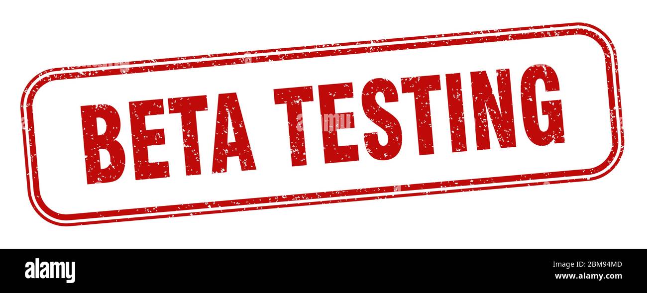 Beta testing stamp hi-res stock photography and images - Alamy