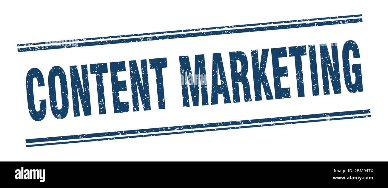 content marketing stamp. content marketing label. square grunge sign ...