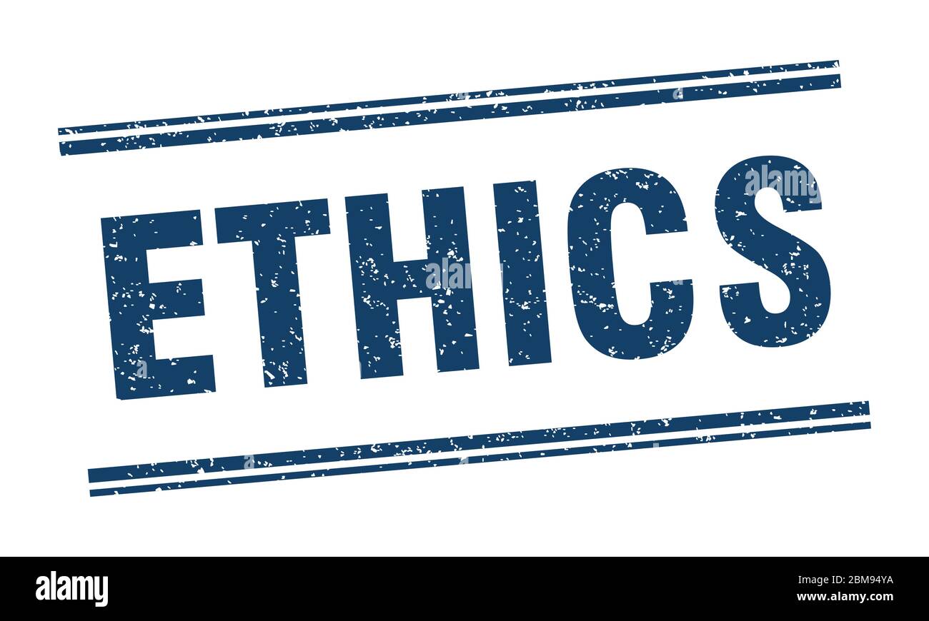 Ethics square isolated sign hi-res stock photography and images - Alamy