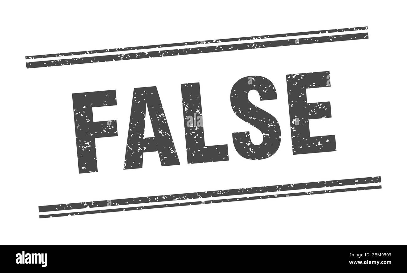 false stamp. false label. square grunge sign Stock Vector Image & Art ...