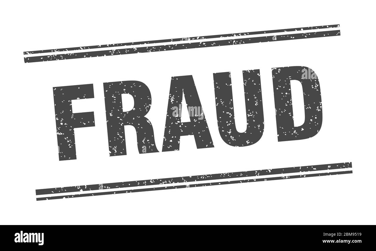 fraud stamp. fraud label. square grunge sign Stock Vector Image & Art ...