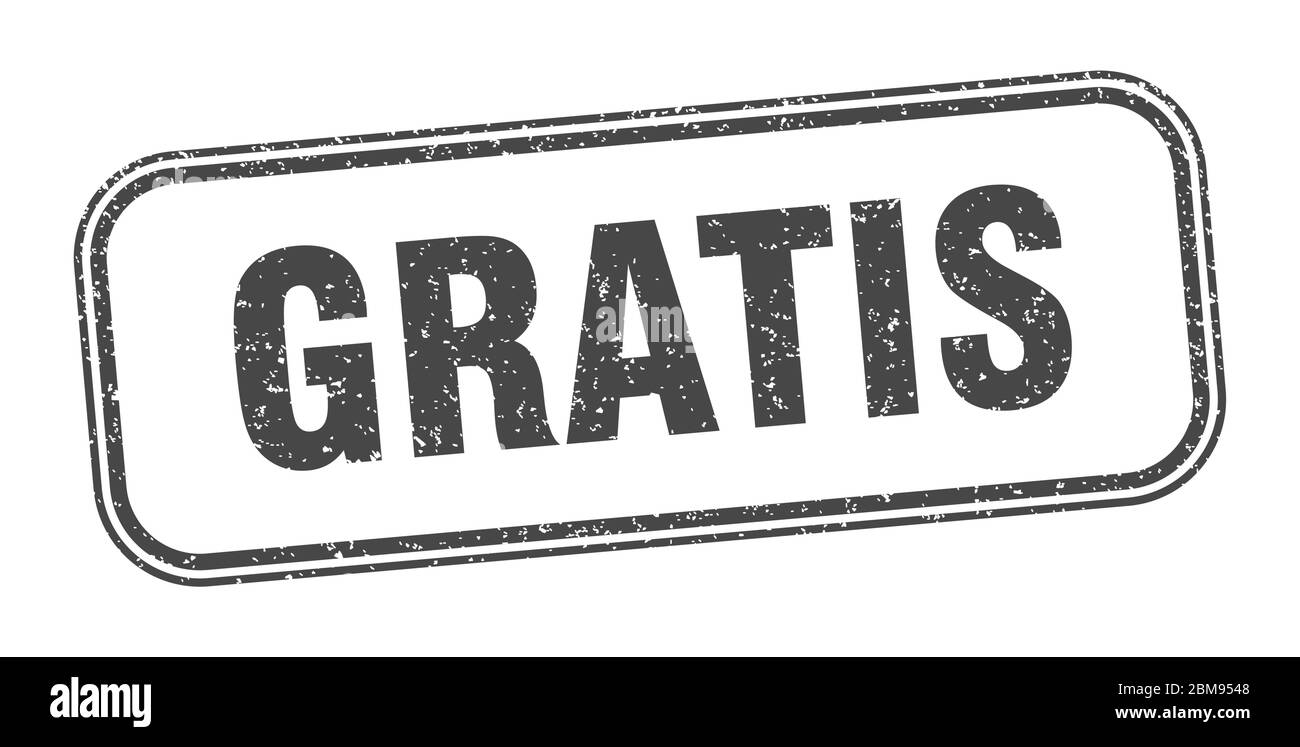 gratis stamp. gratis square grunge sign. label Stock Vector Image & Art ...