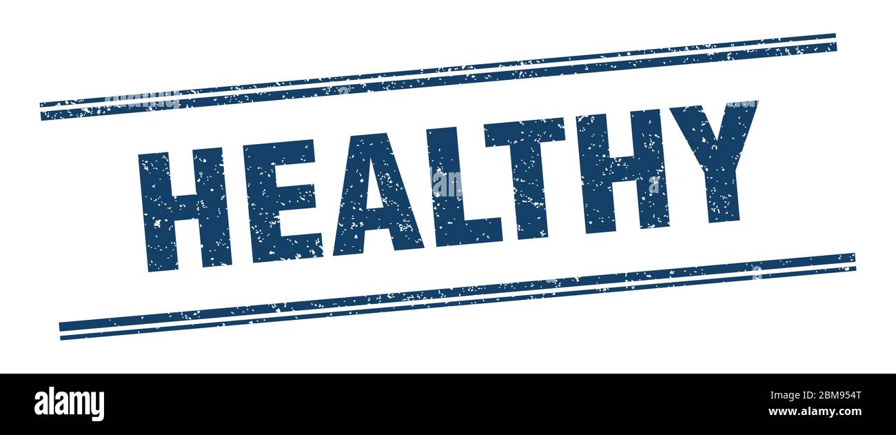 healthy stamp. healthy label. square grunge sign Stock Vector Image ...