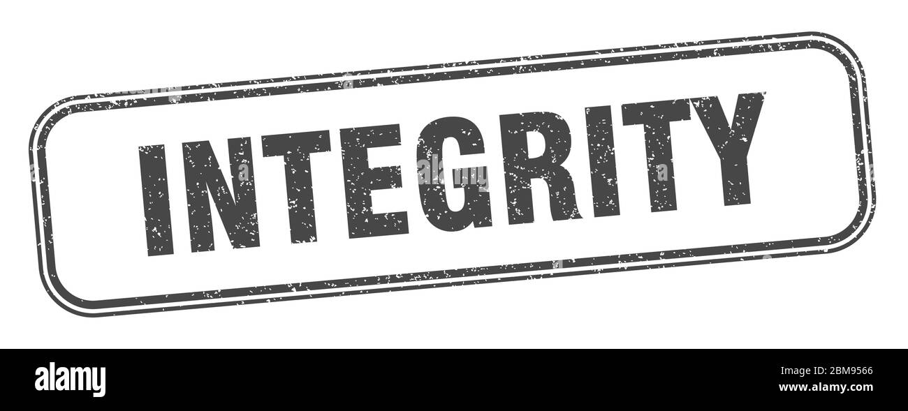 integrity stamp. integrity square grunge sign. label Stock Vector Image ...