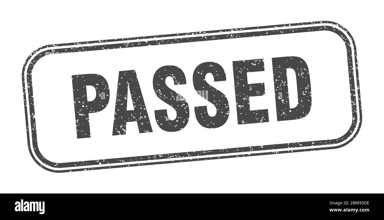 Passed rubber stamp Black and White Stock Photos & Images - Alamy