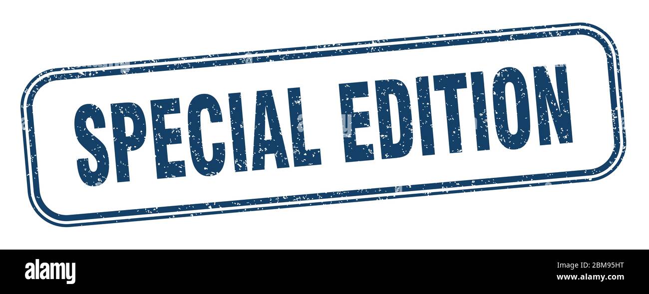 special edition stamp. special edition square grunge sign. label Stock ...
