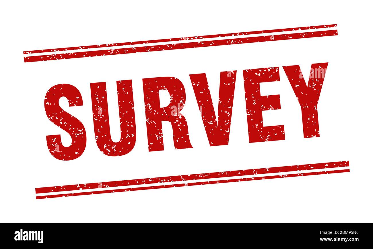 survey stamp. survey label. square grunge sign Stock Vector Image & Art ...