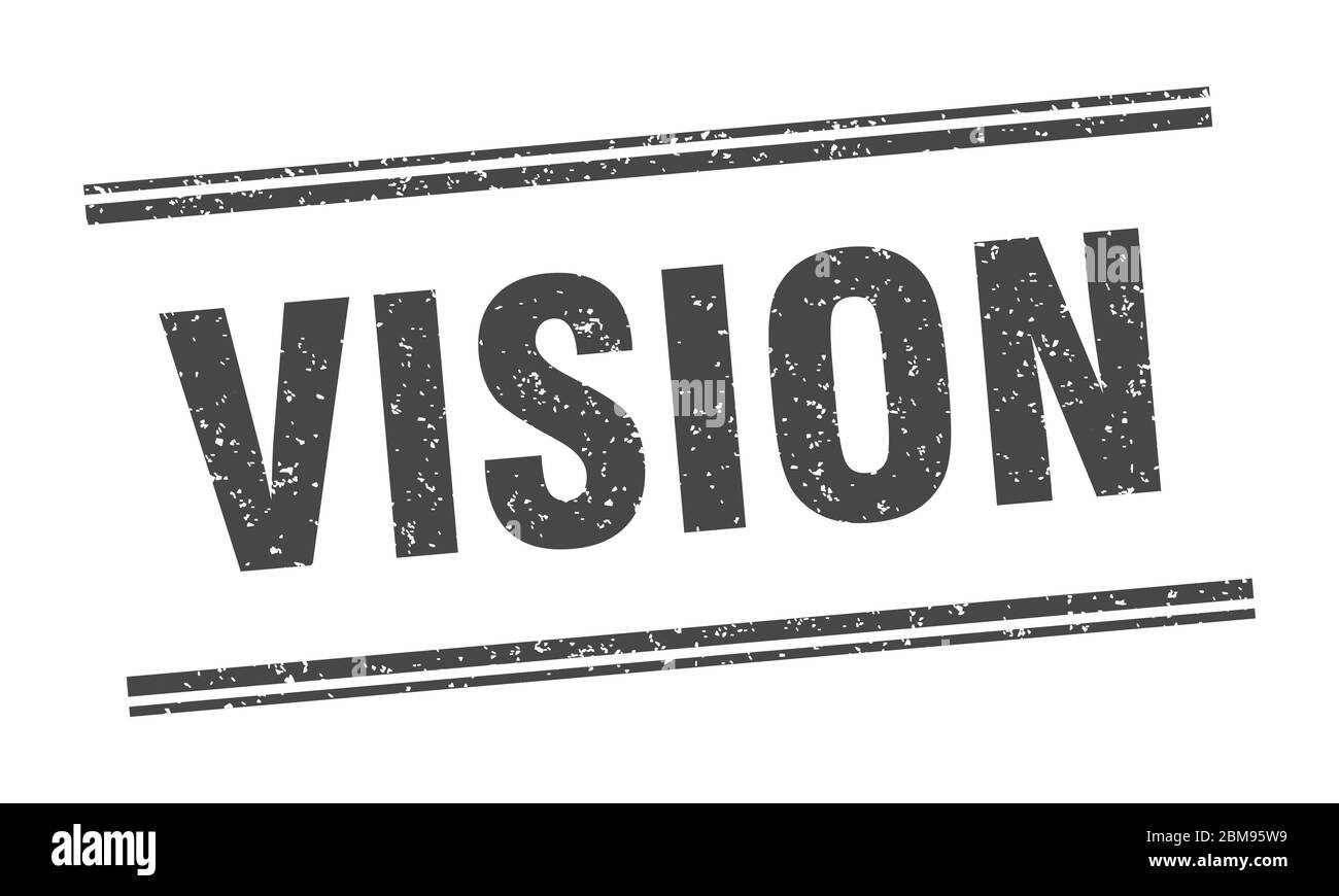 vision stamp. vision label. square grunge sign Stock Vector Image & Art ...