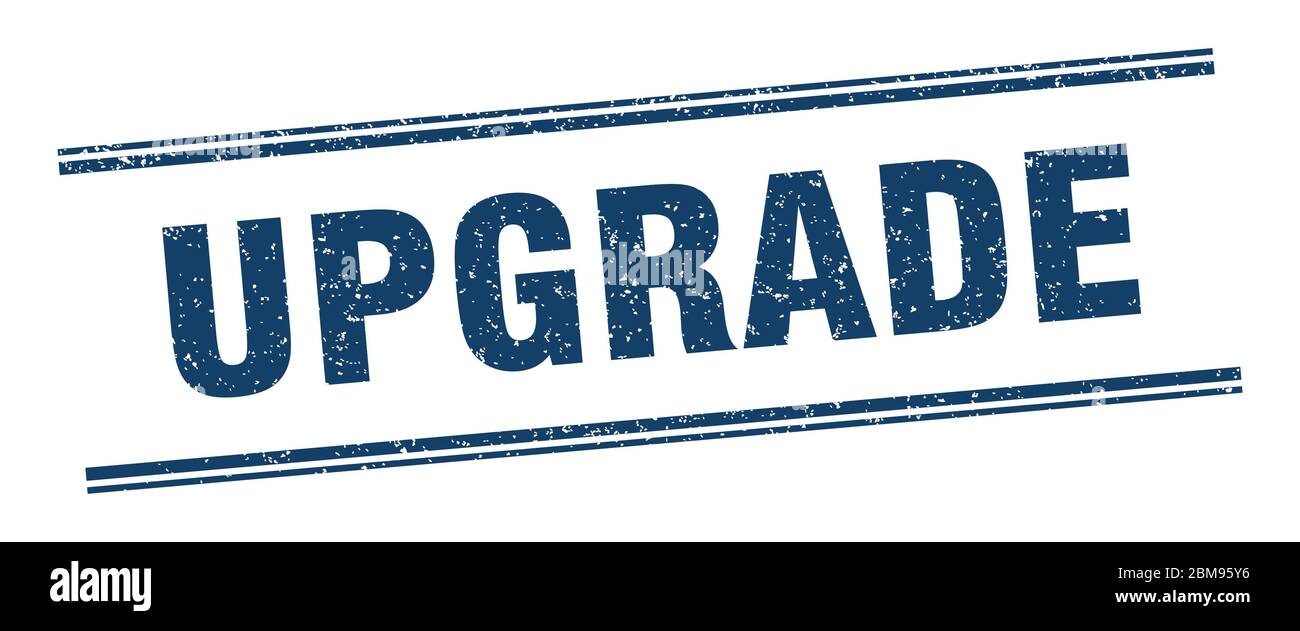 upgrade stamp. upgrade label. square grunge sign Stock Vector Image ...