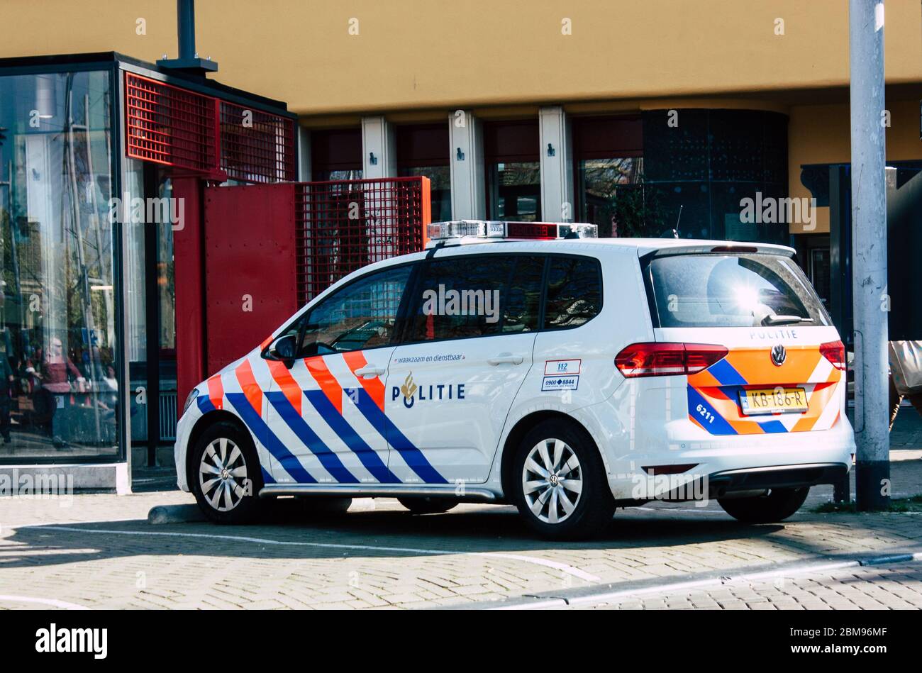 Dutch parked police car hi-res stock photography and images - Alamy