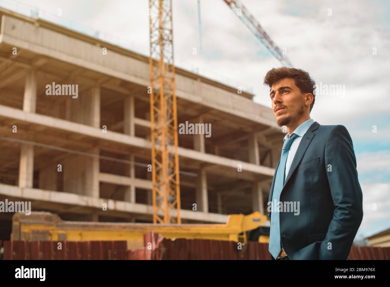 Young handsome male civil engineer and construction background ,Turkey ... Young handsome male civil engineer and construction background ,Turkey ...