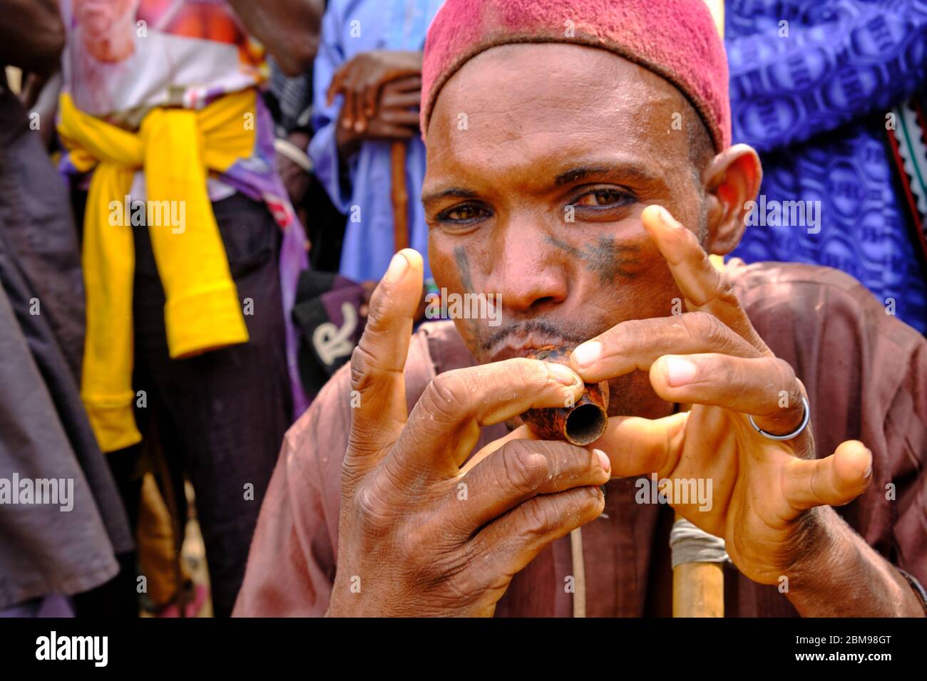 Boys playing musical instruments hi-res stock photography and images ...