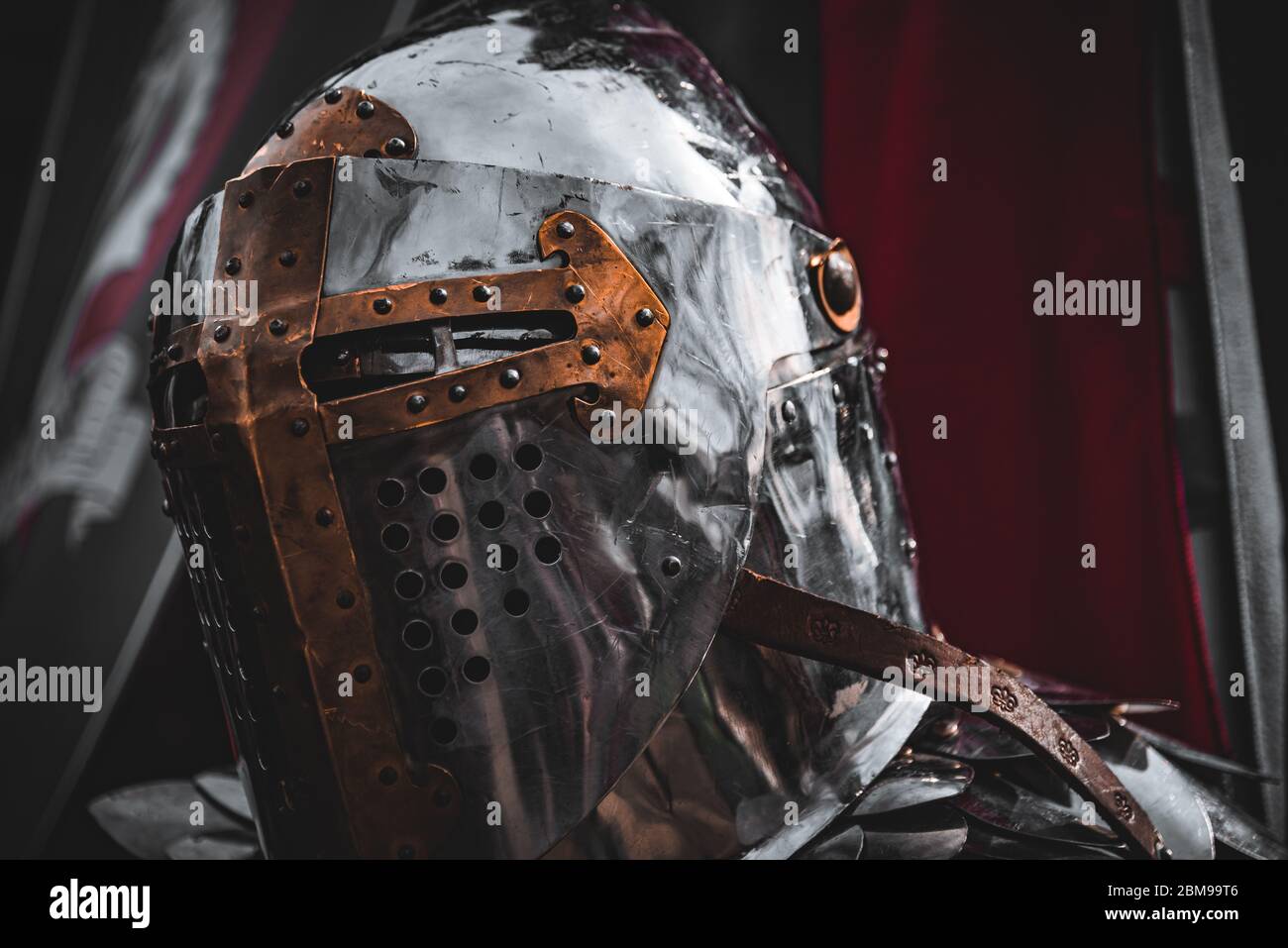 Medieval iron mask hi-res stock photography and images - Alamy
