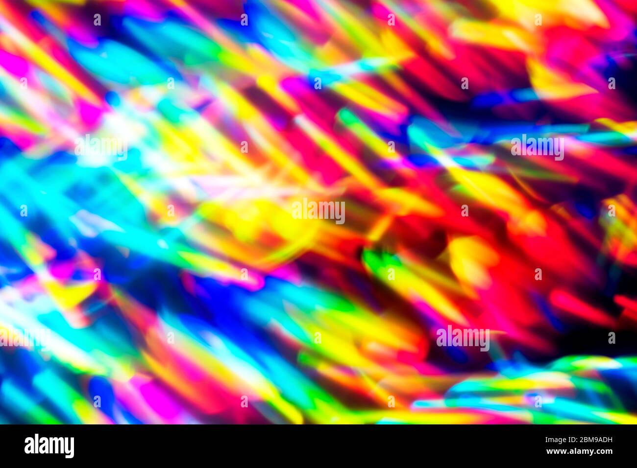 Festive abstract background with glowing rainbow neon streaks Stock ...