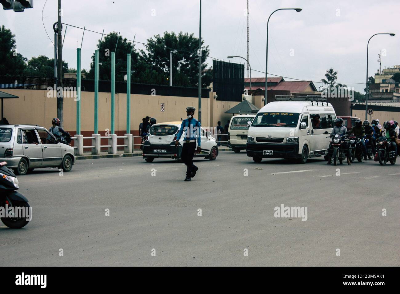Nepal traffic police hi-res stock photography and images - Alamy