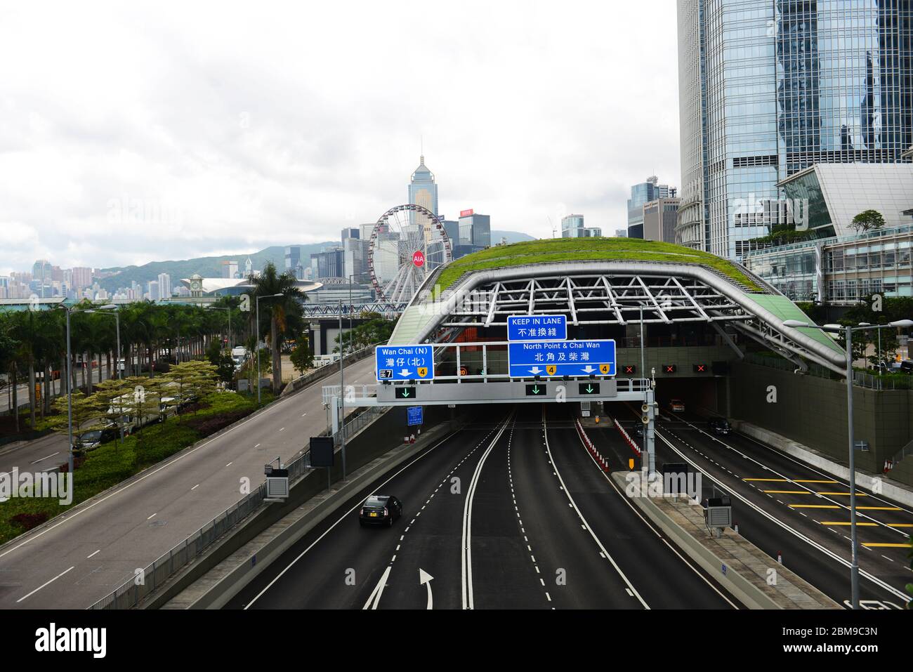 Central wan chai bypass tunnel hi-res stock photography and images - Alamy
