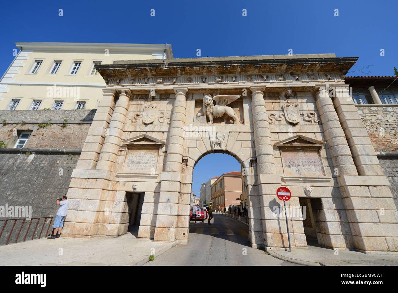 The land gate was Built in 1543, this decorated stone gate once served ...