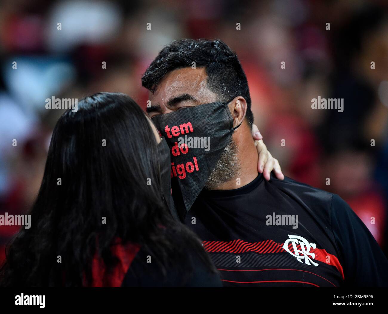 Flamengo soccer club players and coach, celebrate the title with the ...