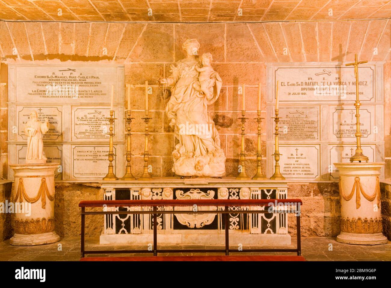 Cadiz cathedral crypt hi-res stock photography and images - Alamy