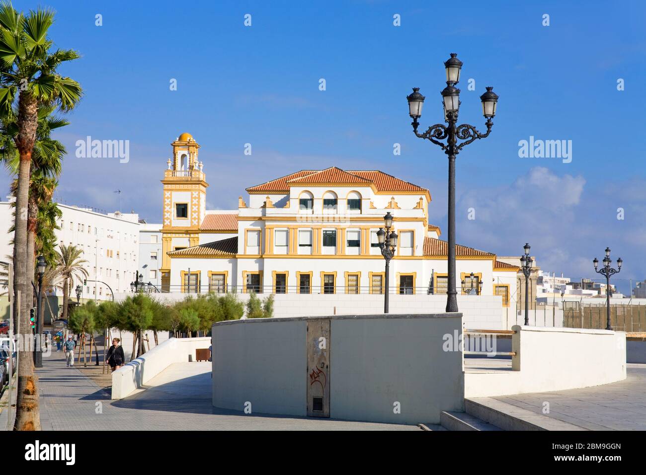Former Royal Prison (now a college) in Barrio De Santa Maria, Cadiz ...