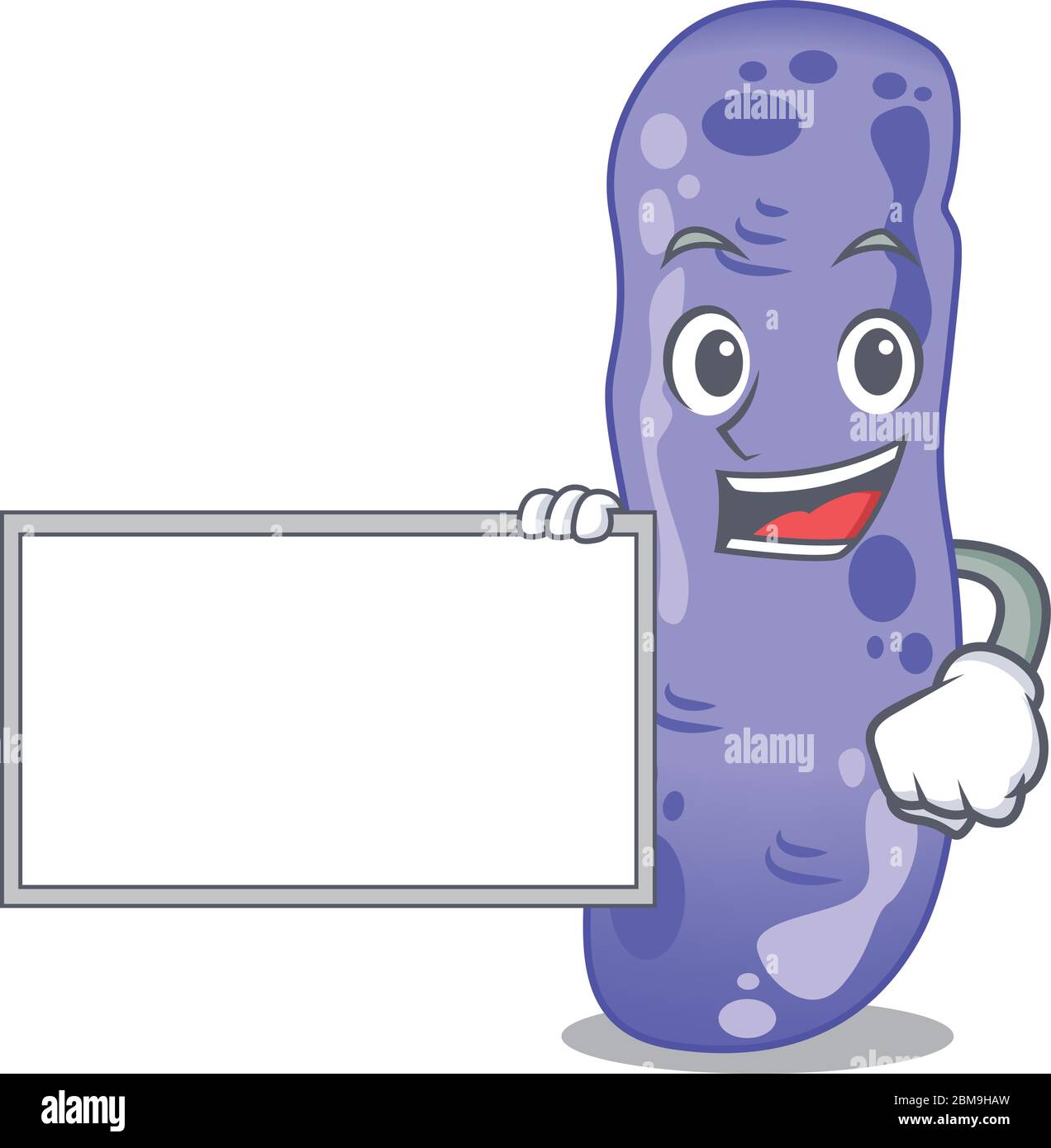 Legionella cartoon character design style with board Stock Vector Image ...