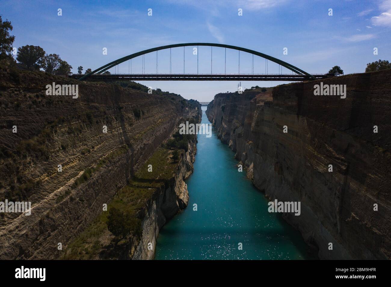 The Corinth Canal is a canal that connects the Gulf of Corinth with the ...