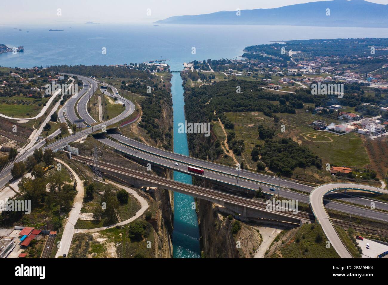 Isthmus of corinth hi-res stock photography and images - Alamy