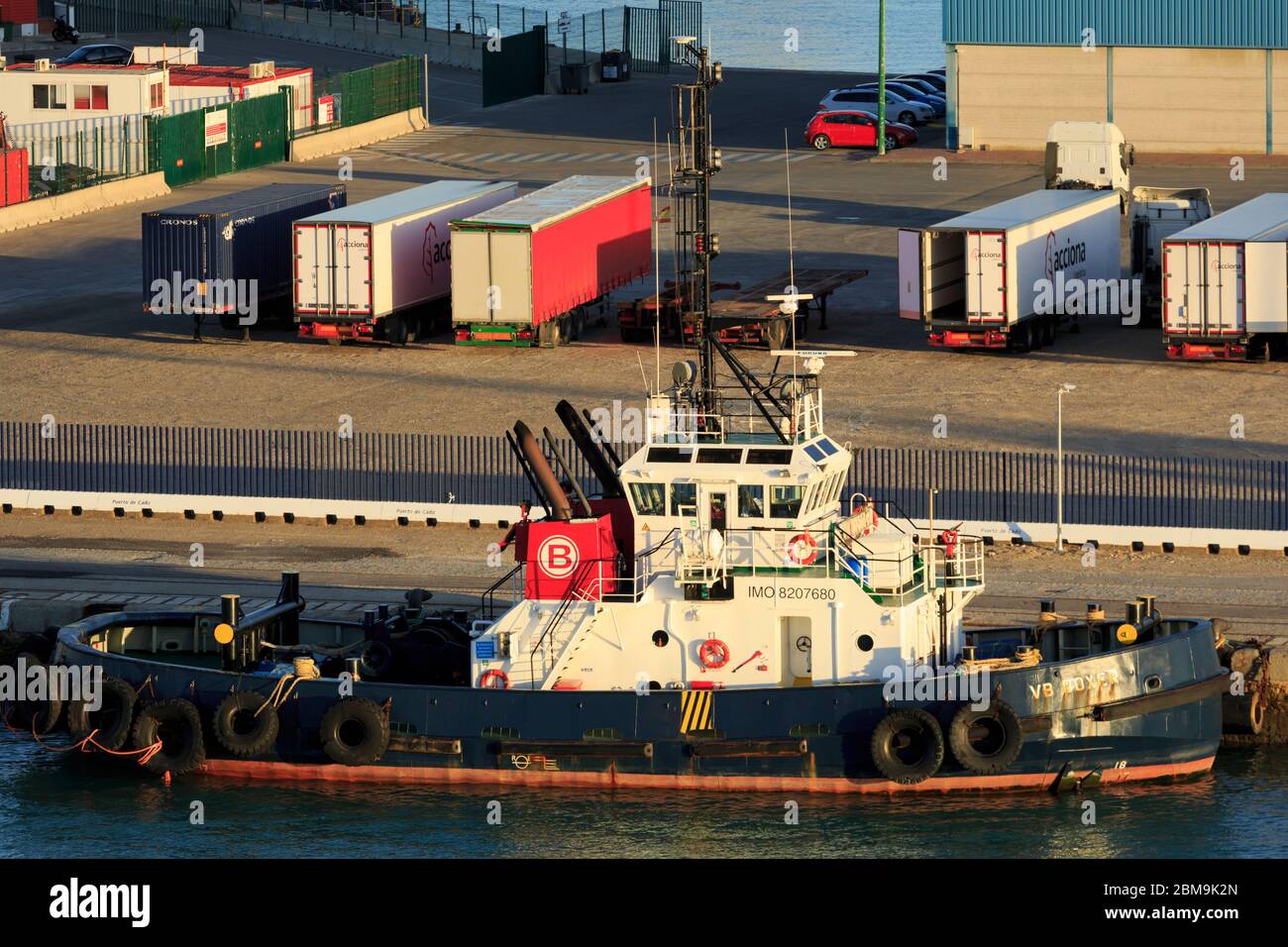 Tugboat, Port of Cadiz, Andalusia, Spain, Europe Stock Photo - Alamy