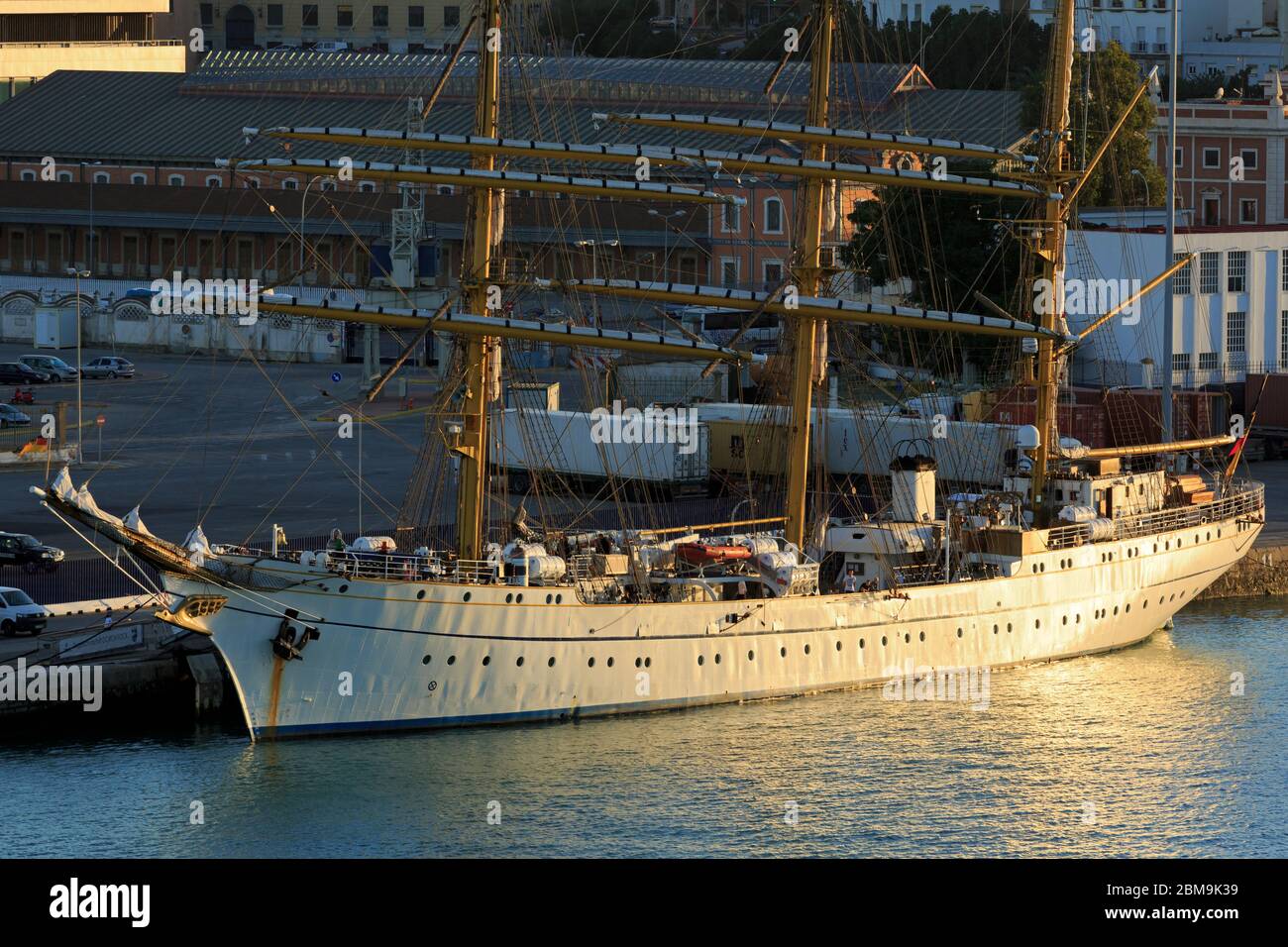 Sailing Ship, Port of Cadiz, Andalusia, Spain, Europe Stock Photo - Alamy