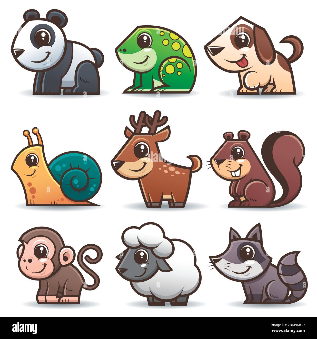 Zoo animal cartoons hi-res stock photography and images - Alamy