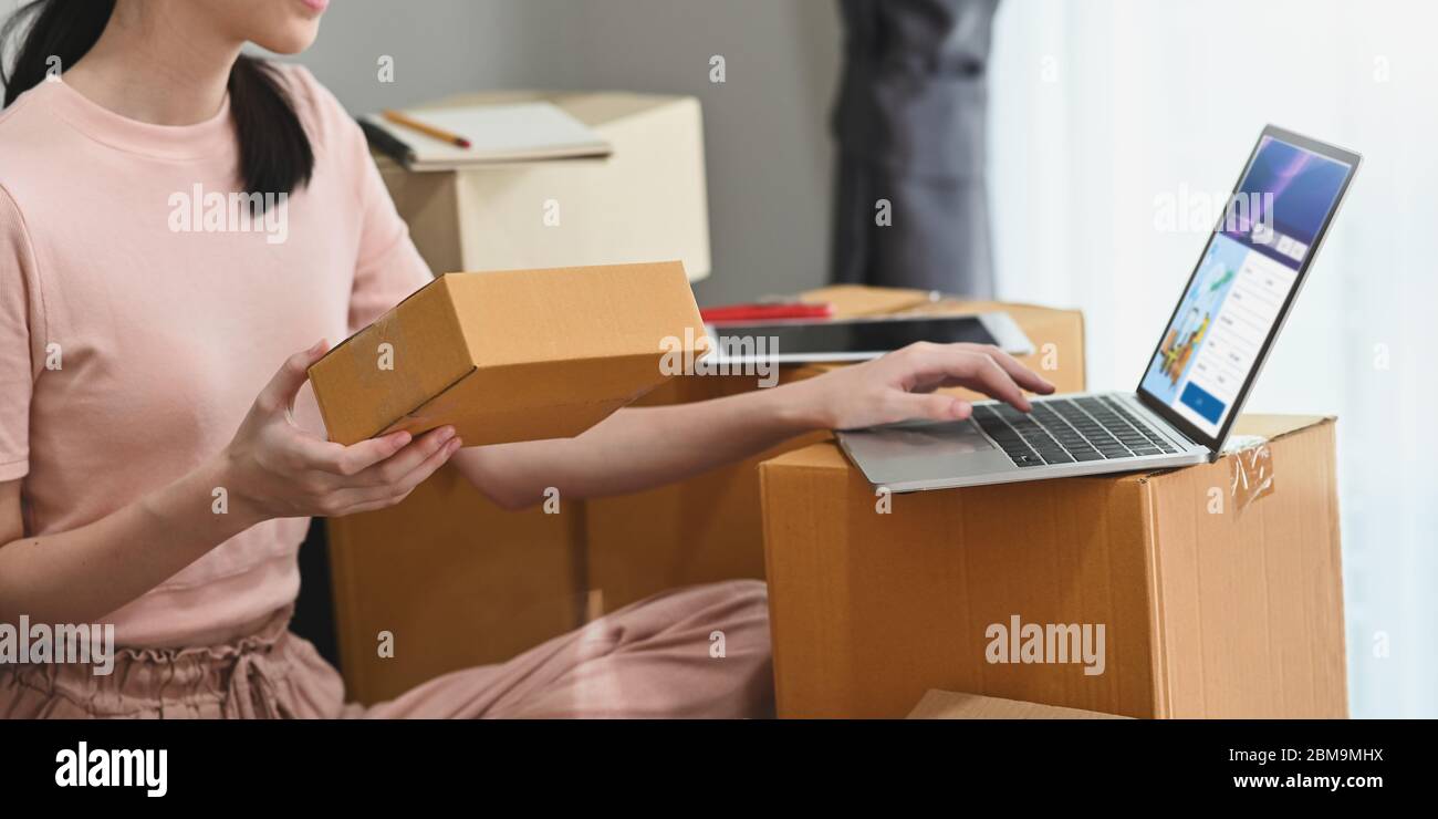 Woman Addressing An Envelope High Resolution Stock Photography and ...