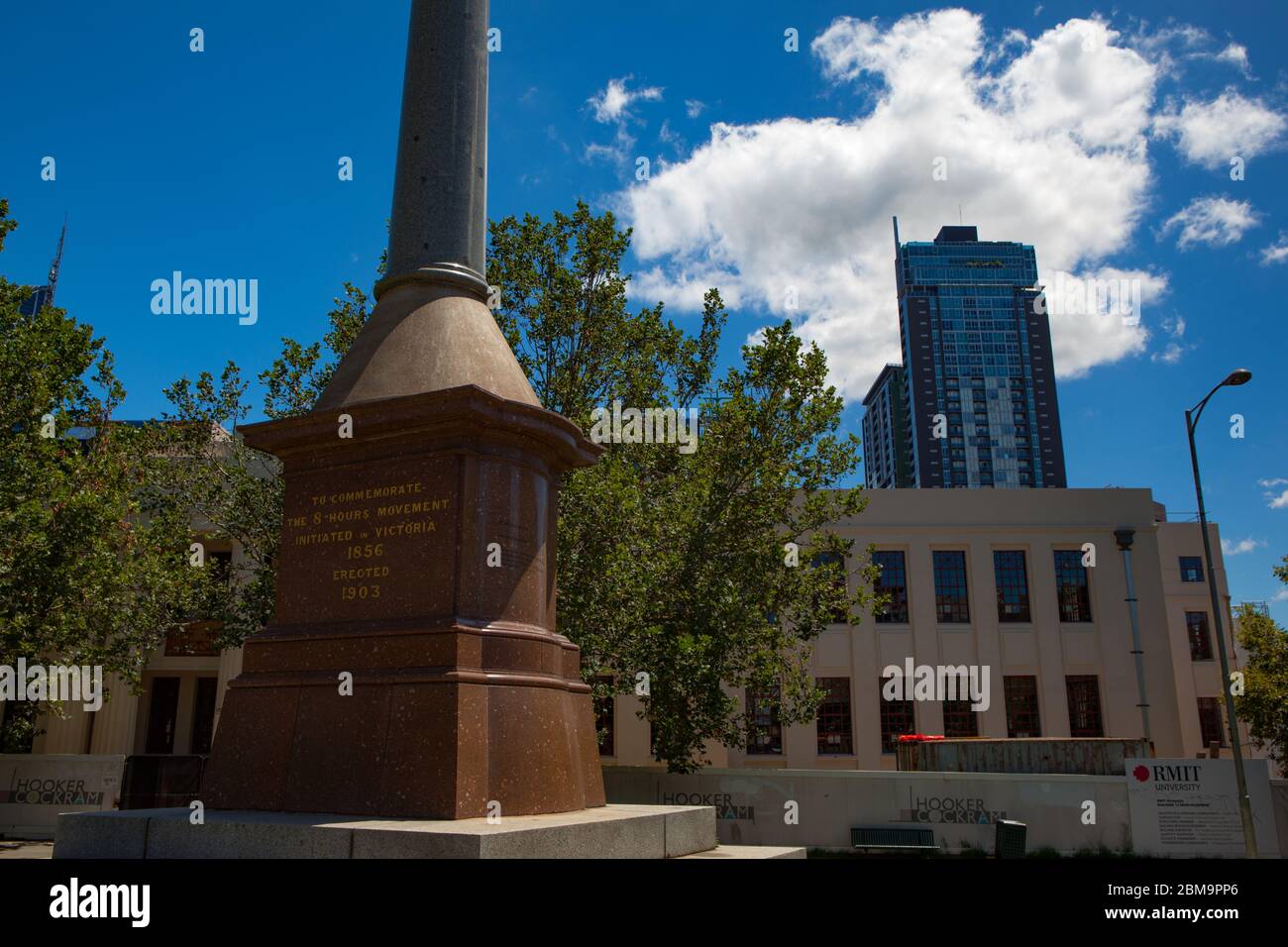 The 8 Hours Movement monument in Melbourne, erected to honour the ...