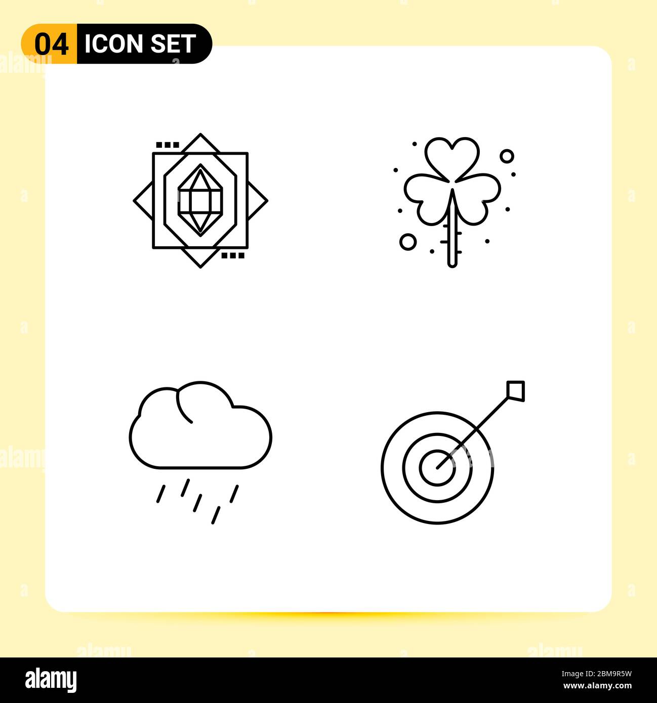 Rain core Stock Vector Images - Alamy