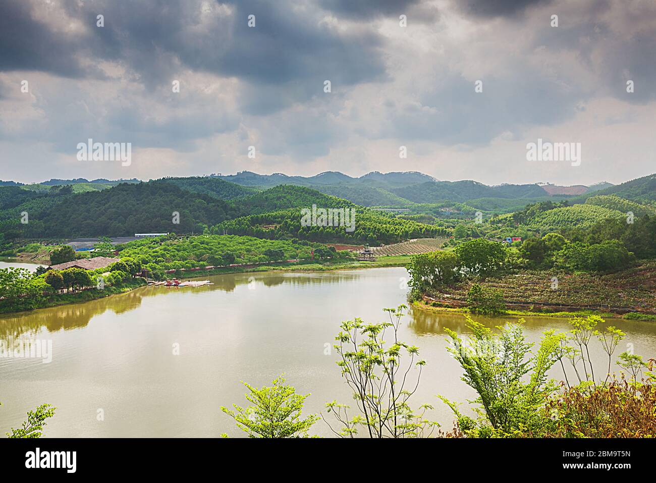 Overhead shot field green hi-res stock photography and images - Alamy