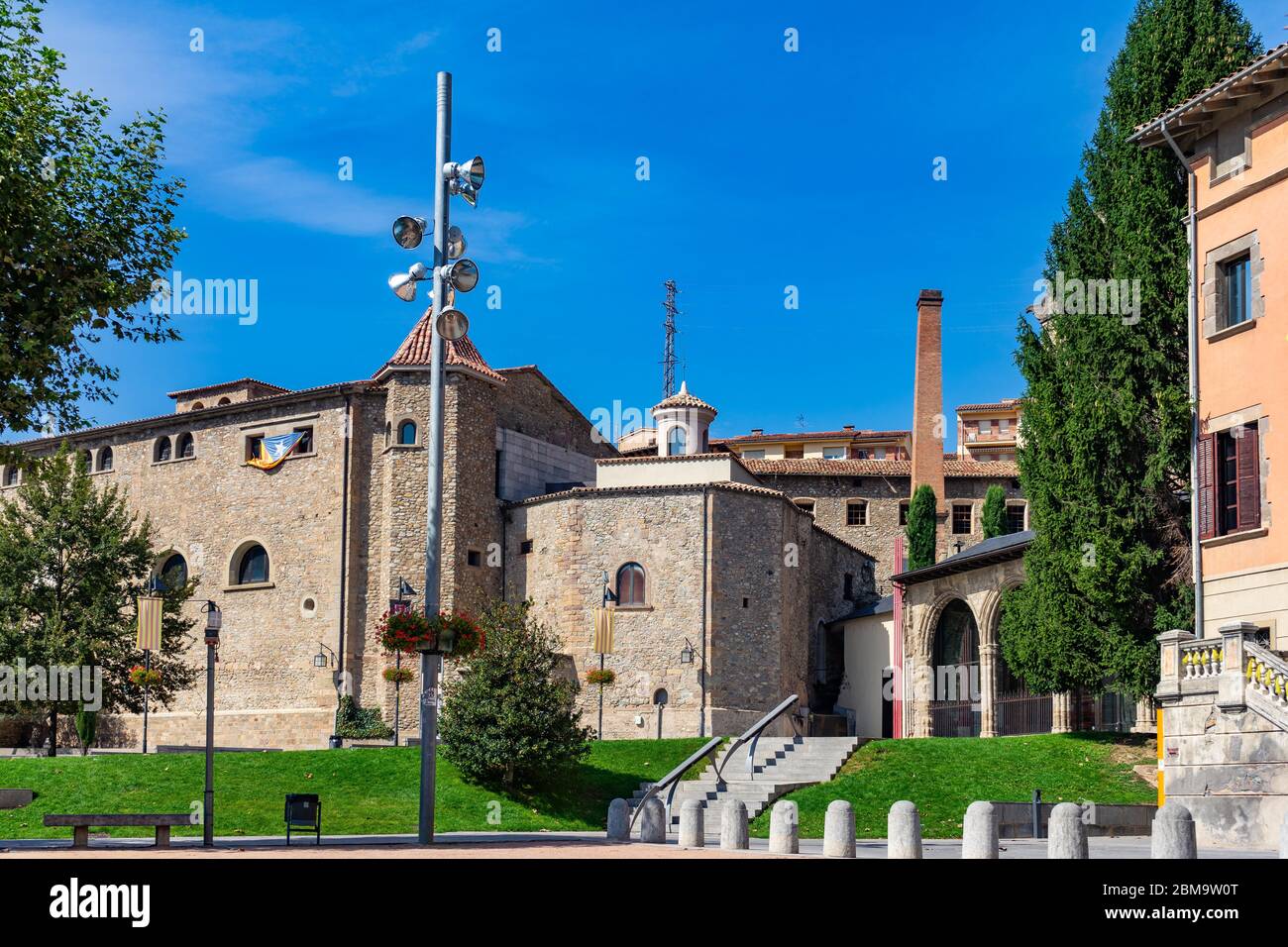 Monastery of Santa Maria in Ripoll, Catalonia, Spain Stock Photo - Alamy
