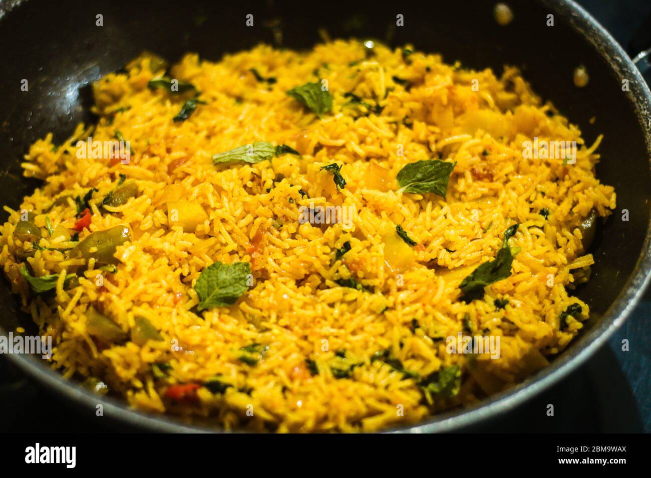 Indian rice pulao hi-res stock photography and images - Alamy