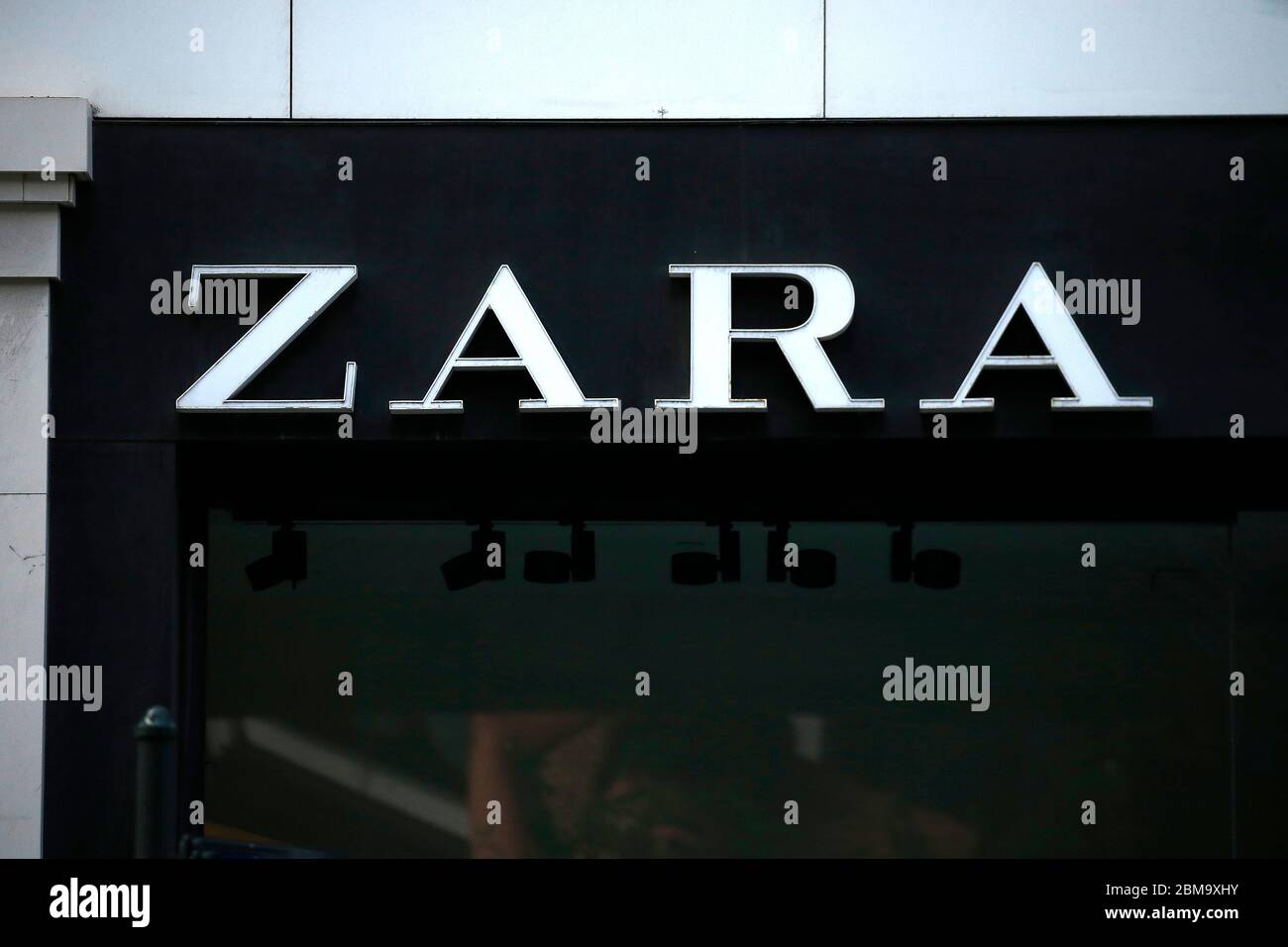 Zara logo is seen on one of their branches Stock Photo - Alamy