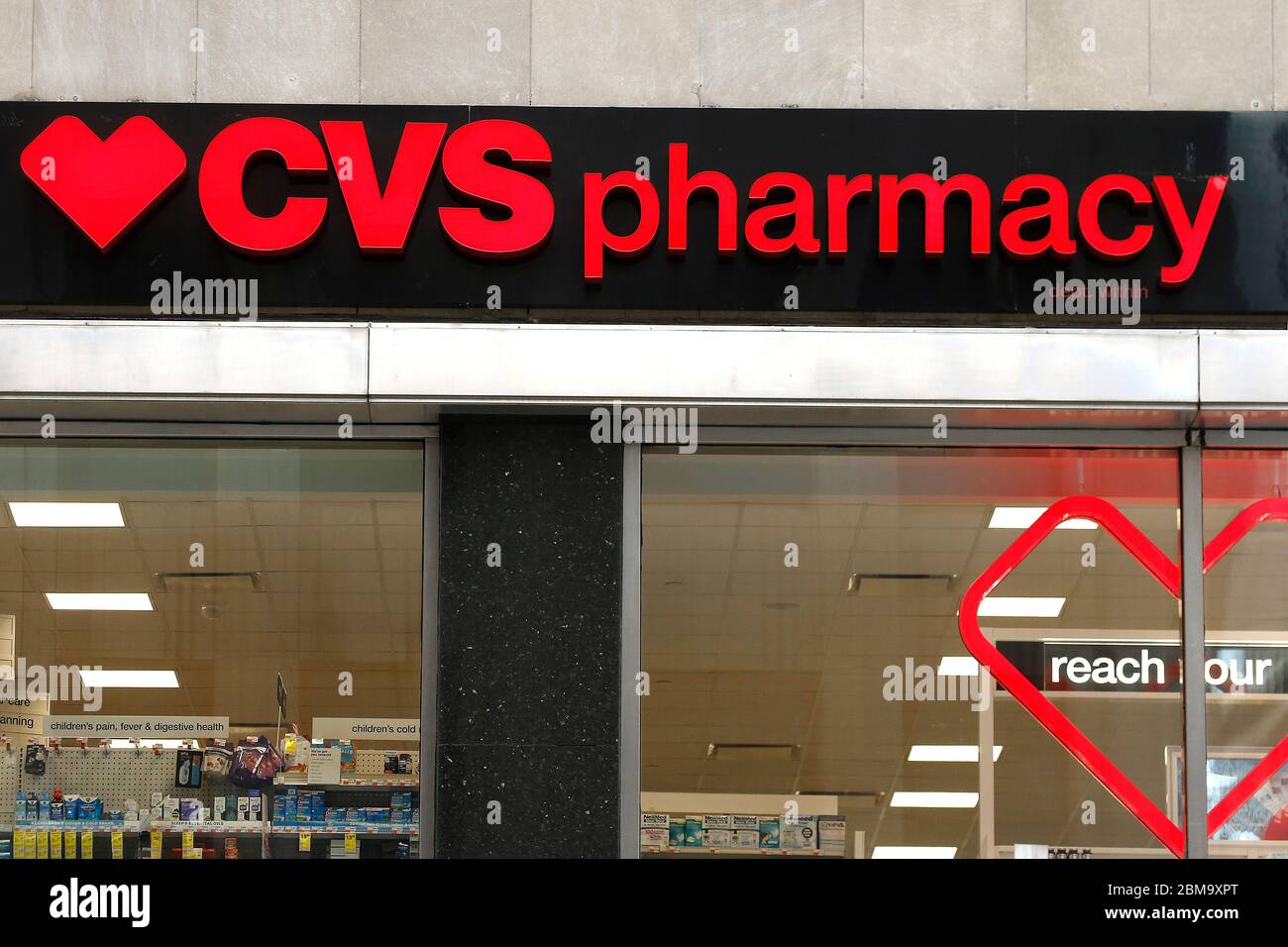 CVS pharmacy logo seen on one of their branches Stock Photo - Alamy