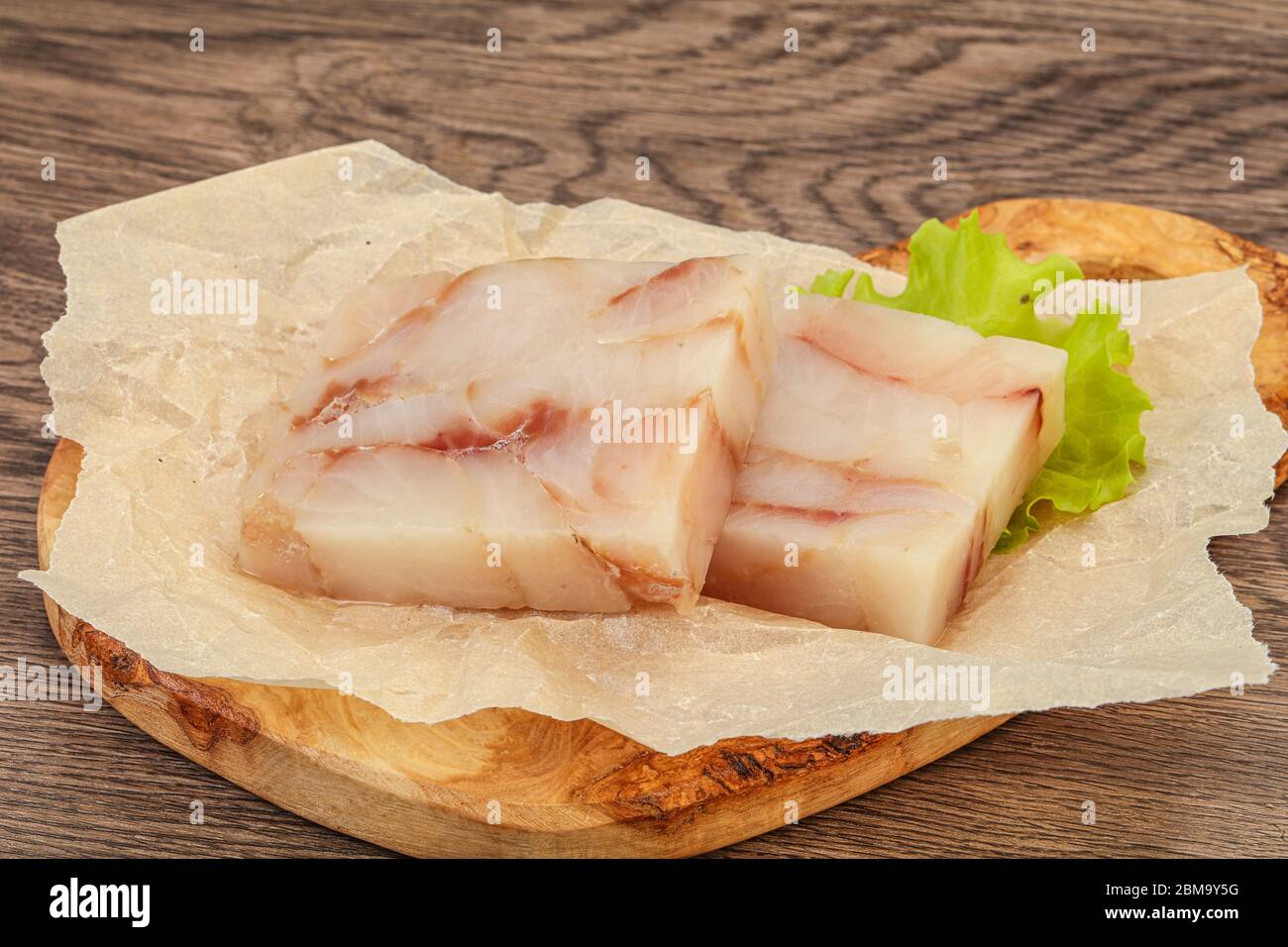 Raw dietary pollock fish fillet for cooking Stock Photo - Alamy