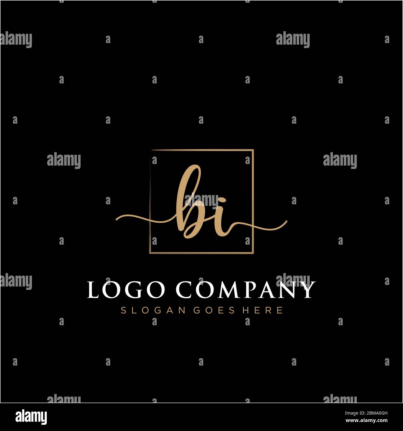 Bi logo icon Stock Vector Images - Alamy