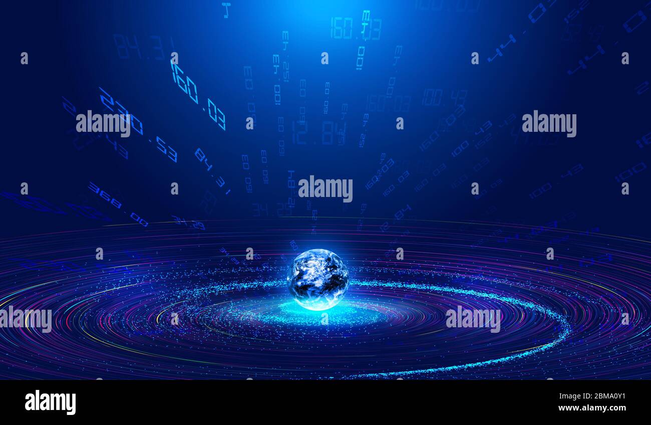 The digital earth and radiation construct the creative map of Internet ...