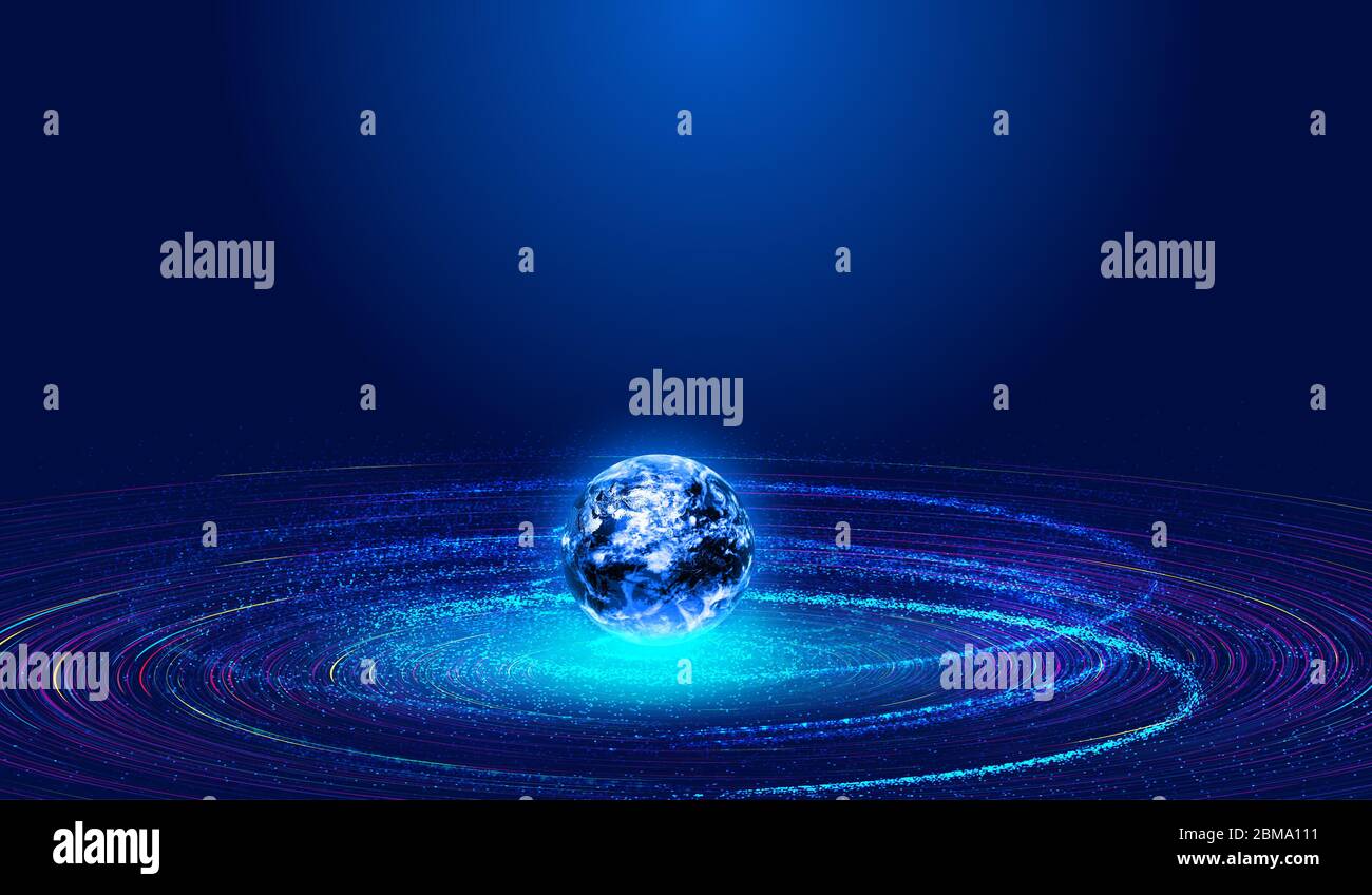 The digital earth and radiation construct the creative map of Internet ...