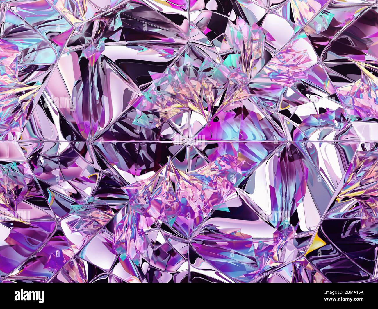 pink purple abstract texture pattern and kaleidoscope. 3d render, 3d ...