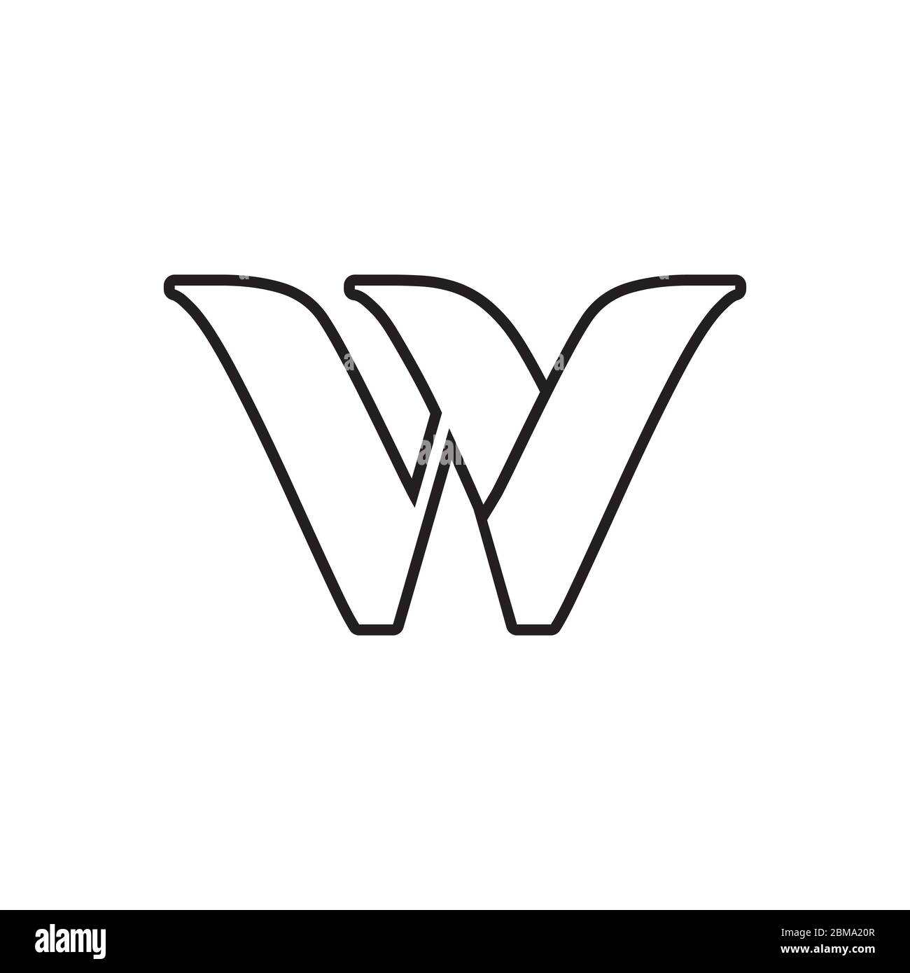 W unique vector vectors Stock Vector Images - Alamy