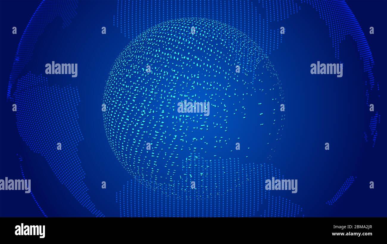 Earth digital network connections data hi-res stock photography and ...