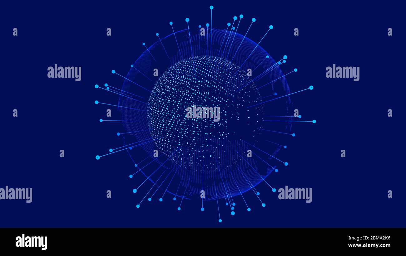 World contours map hi-res stock photography and images - Alamy