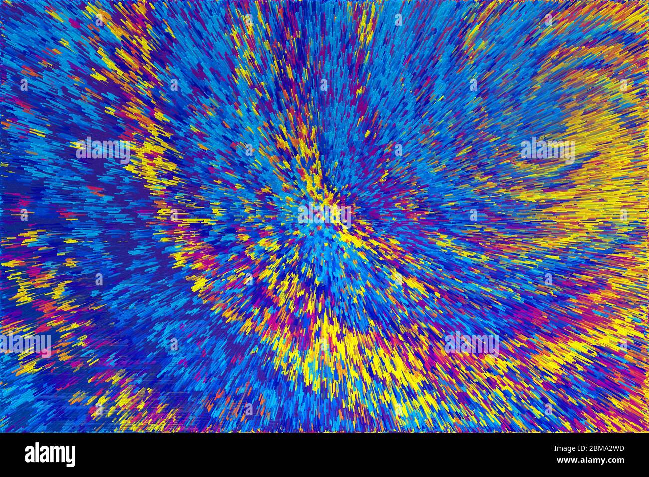 Colorful, creative radiation cube lines abstract poster background ...